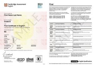 B2 First (FCE) - Oxford English Academy - OEA Vietnam